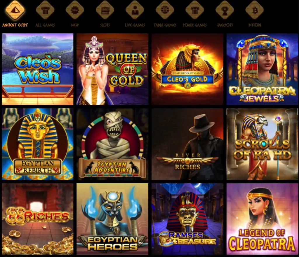A Review of the Popular Online Casino, Cleopatra Casino
